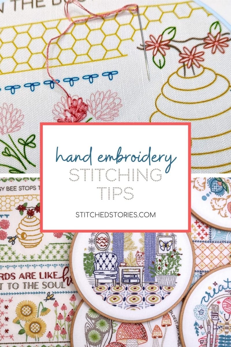 6 Hand Embroidery Stitching Tips | Stitched Stories Embroidery Kits